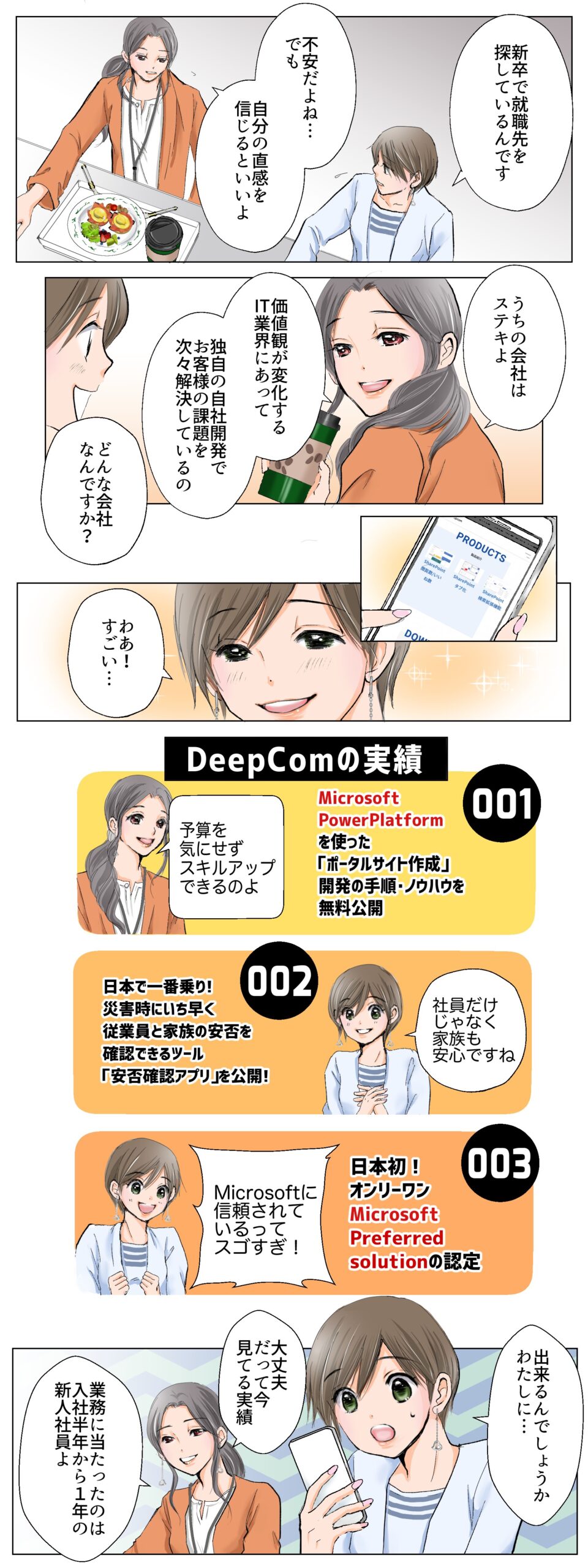 DeepCom新卒就活物語 - 株式会社ディープコム